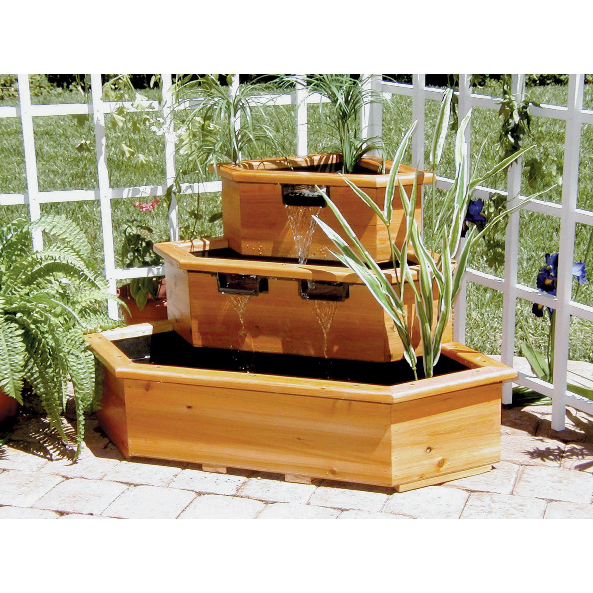 Clear Pond 3-Tier Corner Deck Pond | Northern Tool